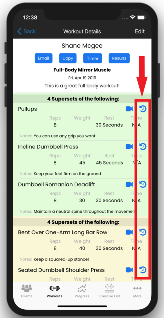Progress Tracking Graphs - iOS Update