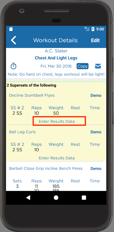 Personal Trainer Android App Design Updates